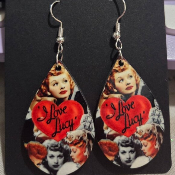 Hand Crafted | Jewelry | I Love Lucy Earrings | Poshmark